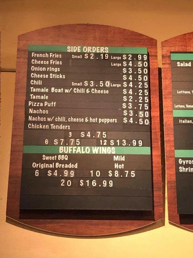 Menu at Kombs Beef restaurant, Countryside