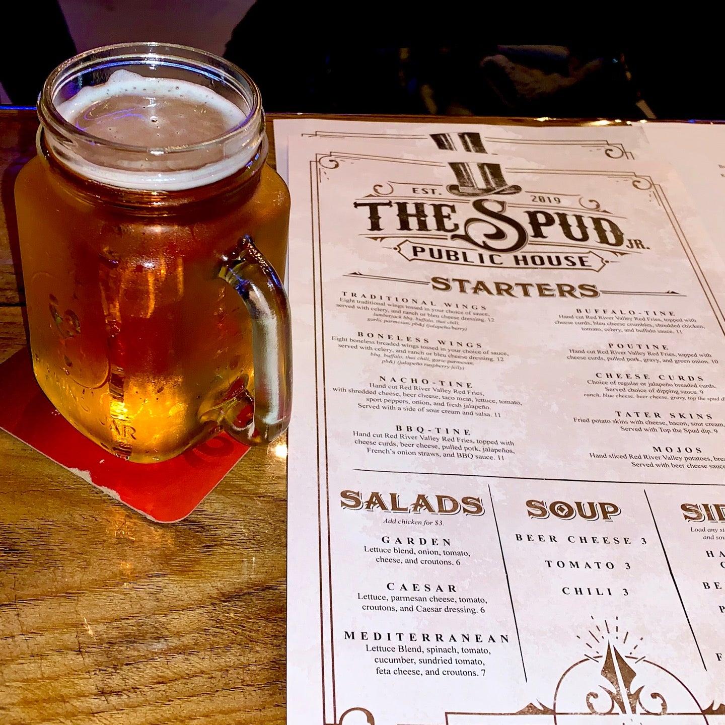 Menu at The Spud Jr restaurant, East Grand Forks