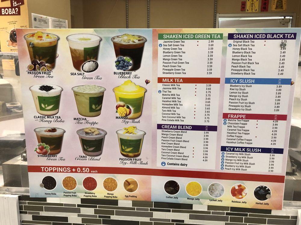 Menu at Addictea Cafe, Houston, Fannin St Ste M160