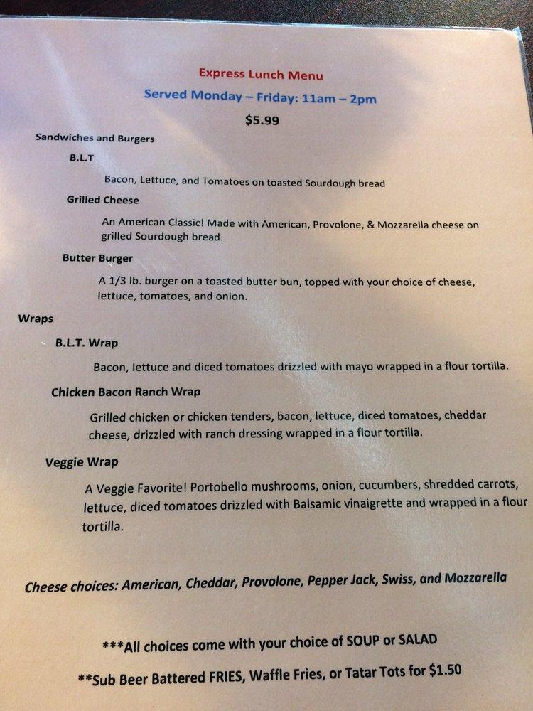Menu at R & D House Divided pub & bar, Green Bay