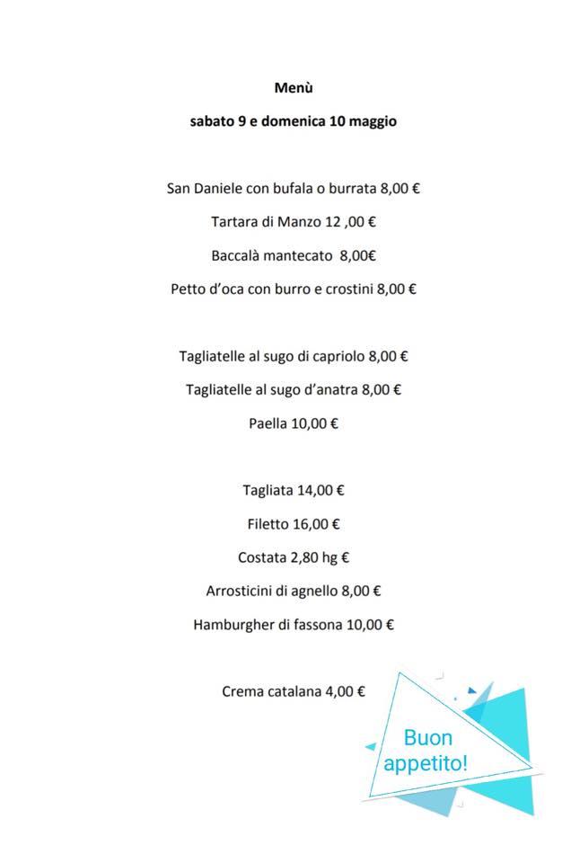 Menu at San Marco Vin Bar, Teor, Via S. Marco
