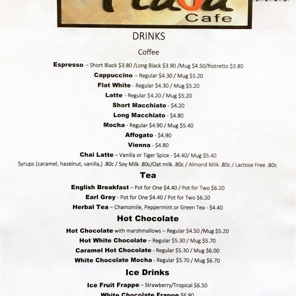 Menu at Full Flava Café restaurant, Darch