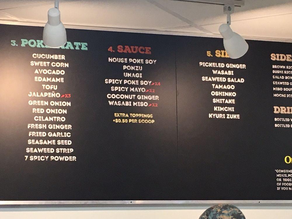 Menu at Okome Don restaurant, Houston