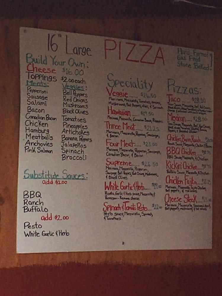 Menu at Wagner's Pizza Bus pizzeria, Pleasant Valley, Anders Ave