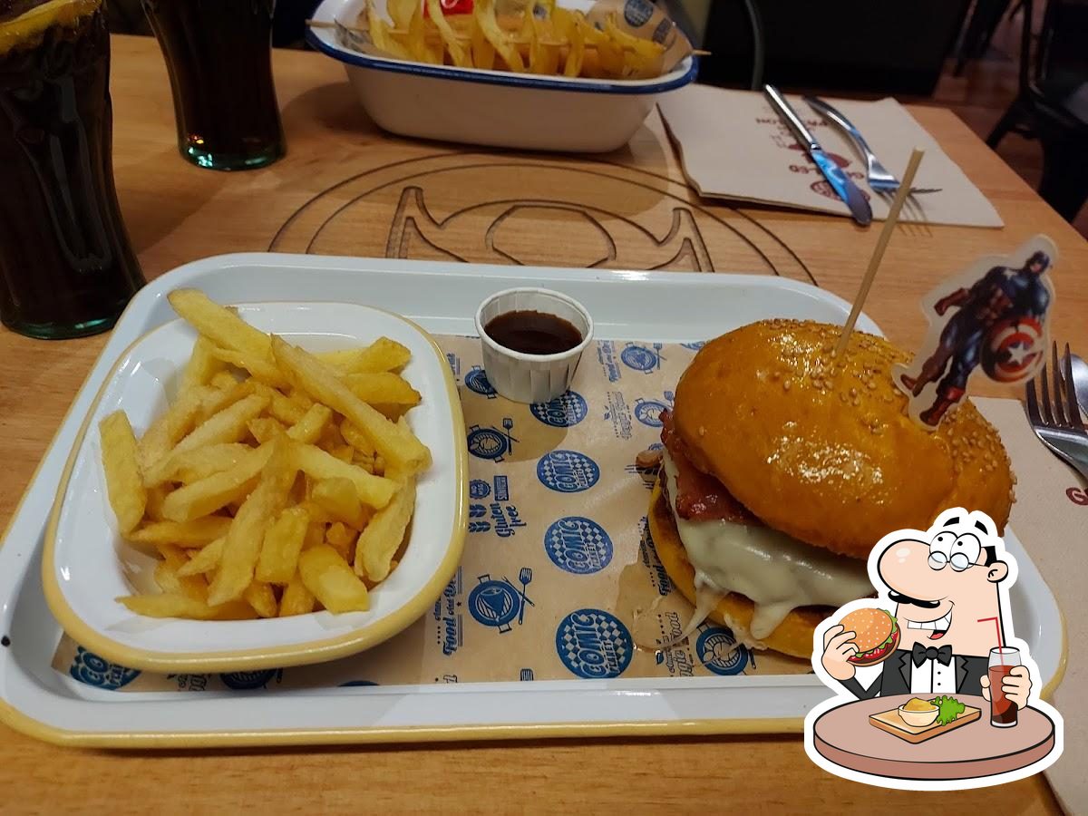 Restaurante Comic Planet: American food & drink, Madrid, Av. de Alberto ...