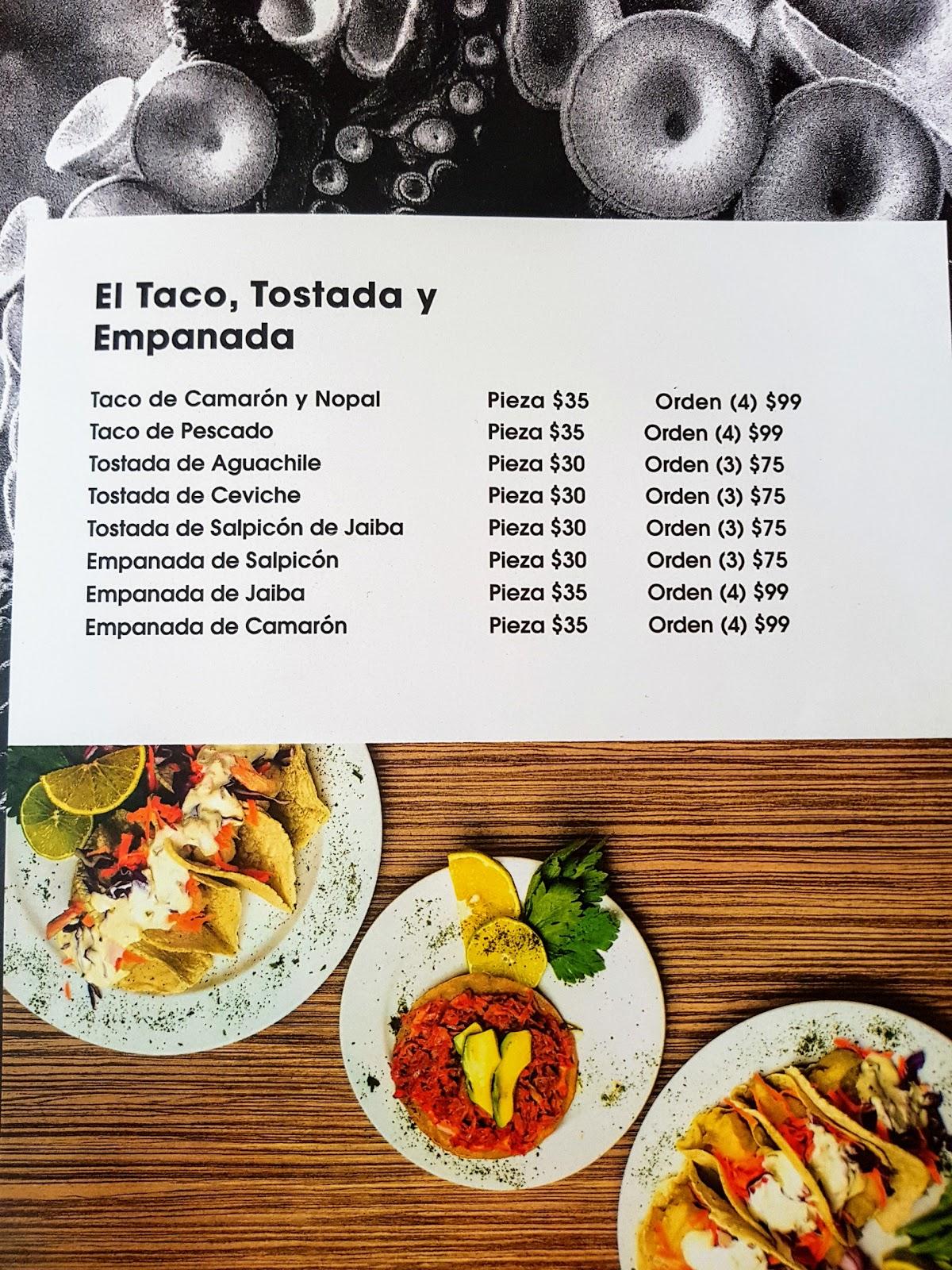 Menu at Restaurante Marina Terra, Ciudad Madero