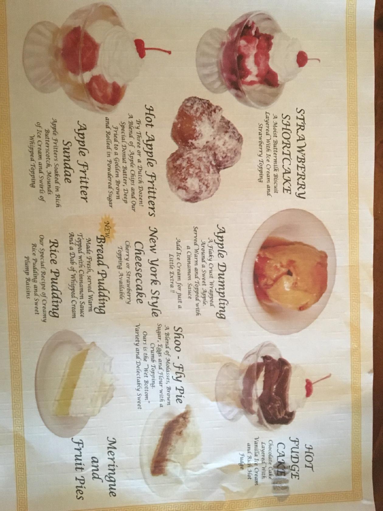 Menu at Dutch Pantry Family Restaurant, Clearfield
