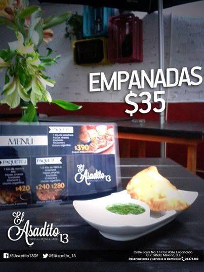 Carta del restaurante El Asadito 13, San Miguel Ajusco, Joya # 13-Local ...
