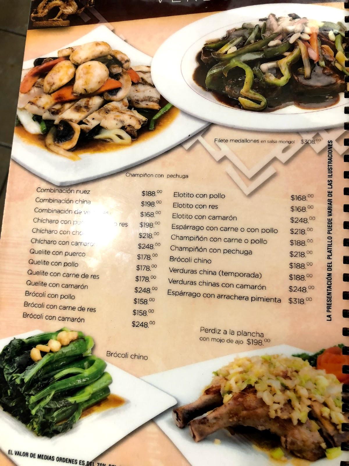 Carta del restaurante El Rincón del Panchito, Mexicali, Blvd. Benito ...