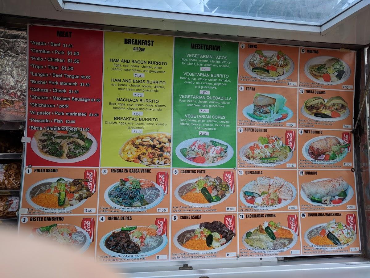 Menu at La Sabrosa Taqueria restaurant, Bothell, -19598 Bothell Everett Hwy
