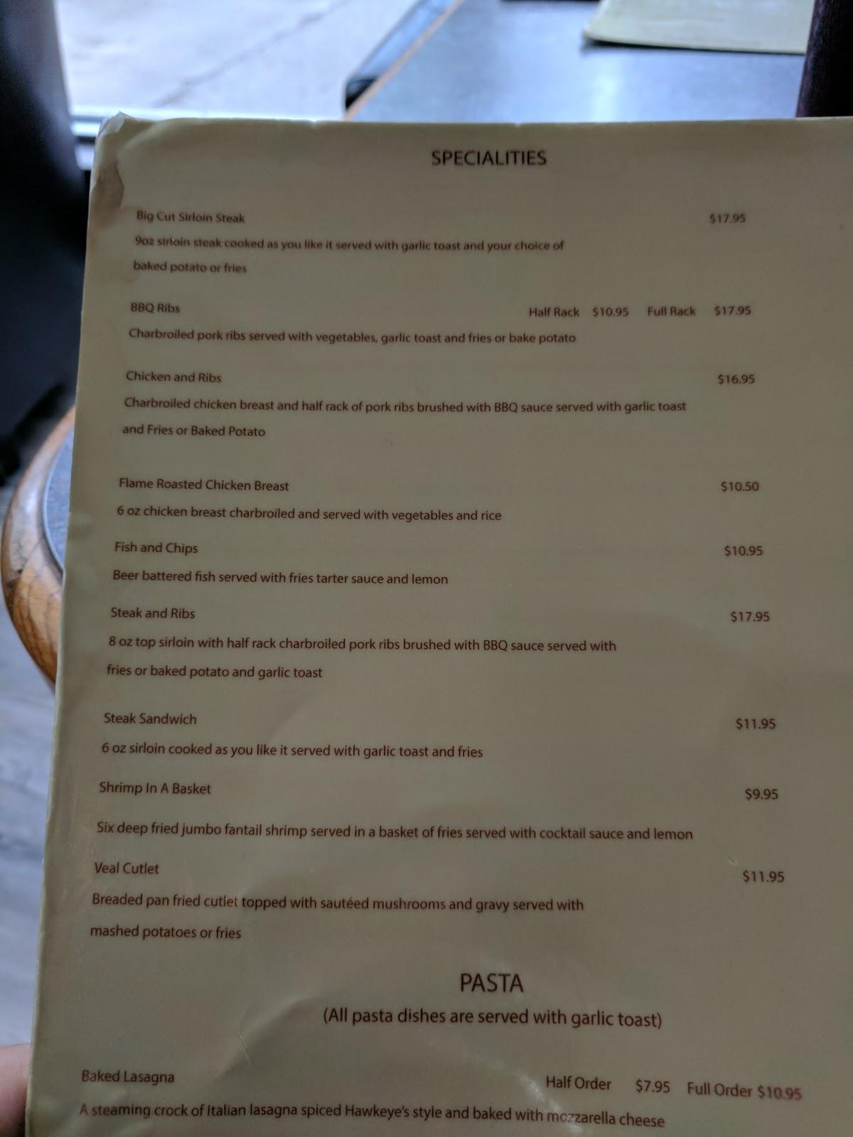 Menu at The Gardens YEG pub & bar, Edmonton
