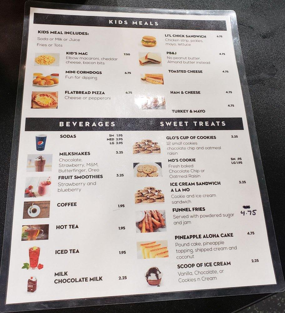 Menu at Lava Island pizzeria, Aurora