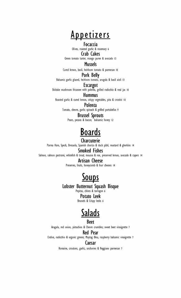 Menu at Orchard Green Restaurant and Lounge, Iowa City