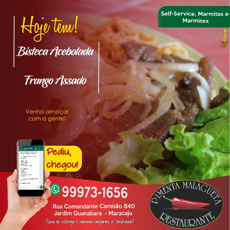 Menu at Restaurante Pimenta Malagueta, Maracaju
