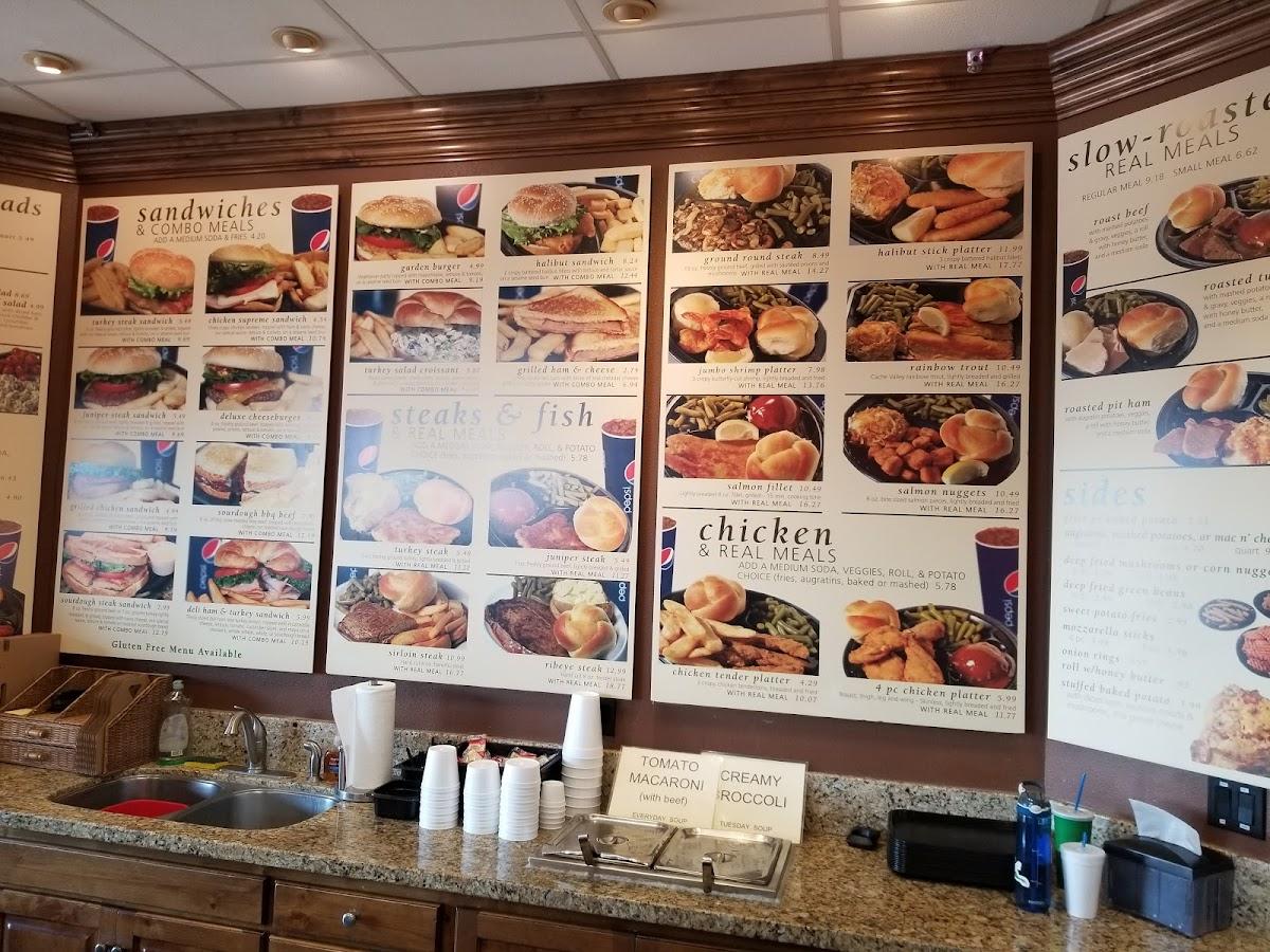 Menu at Juniper Take Out & Restaurant, Logan, 35 E 400 N