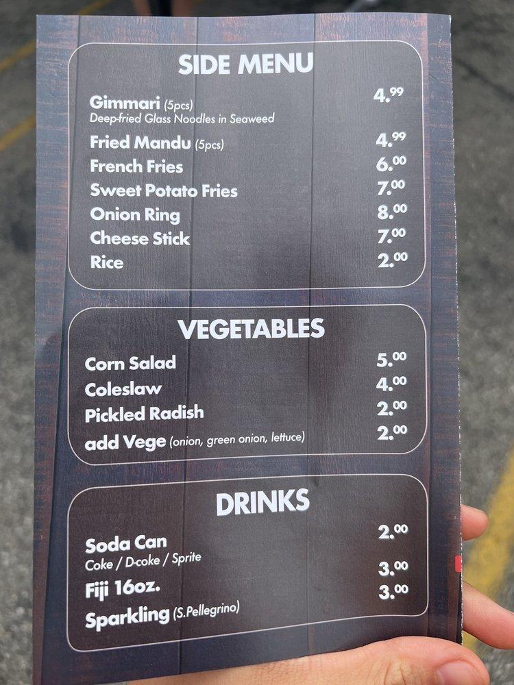 Menu at Twozone Chicken - Arcadia restaurant, Arcadia