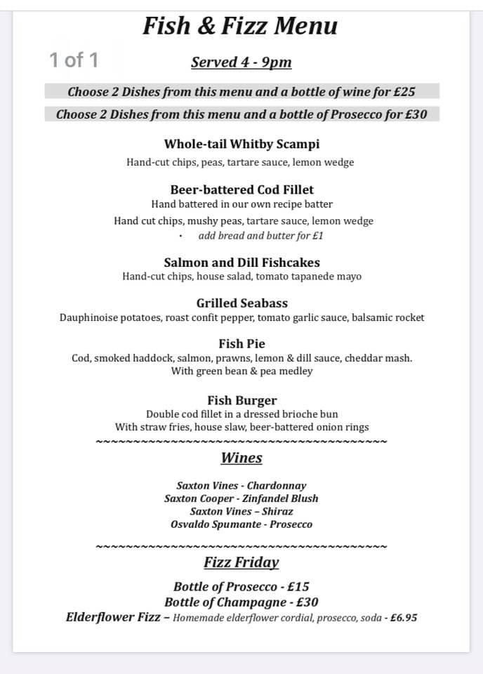 Carta del pub y bar shoulder of mutton, Sheffield, 19 Top road Worrall