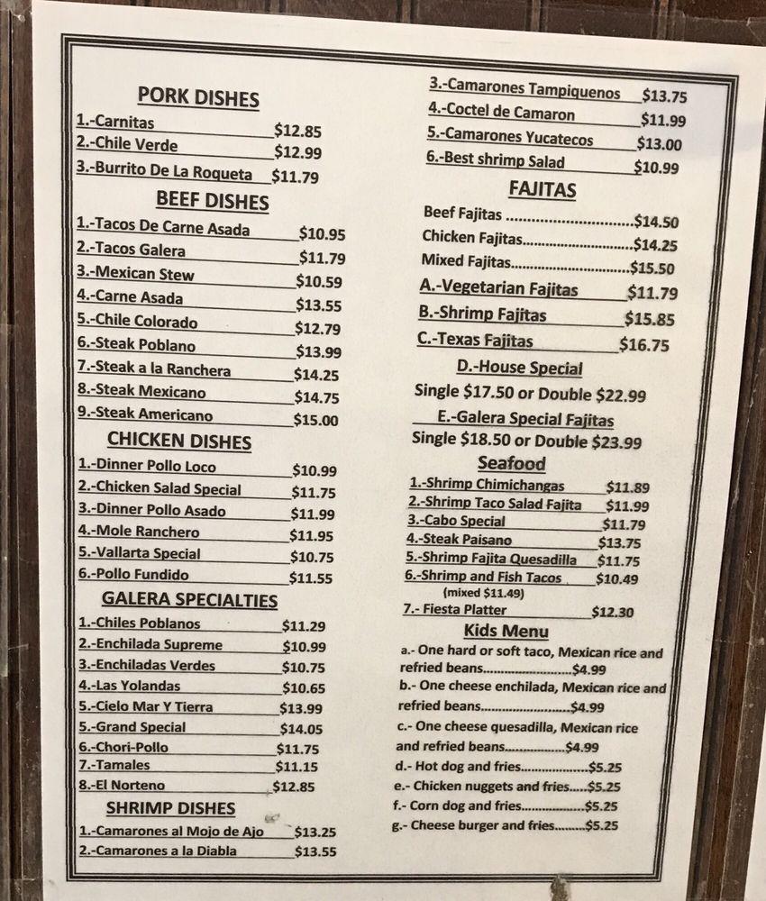 Menu at EL TORITO MEXICAN RESTAURANT, Shamokin Dam