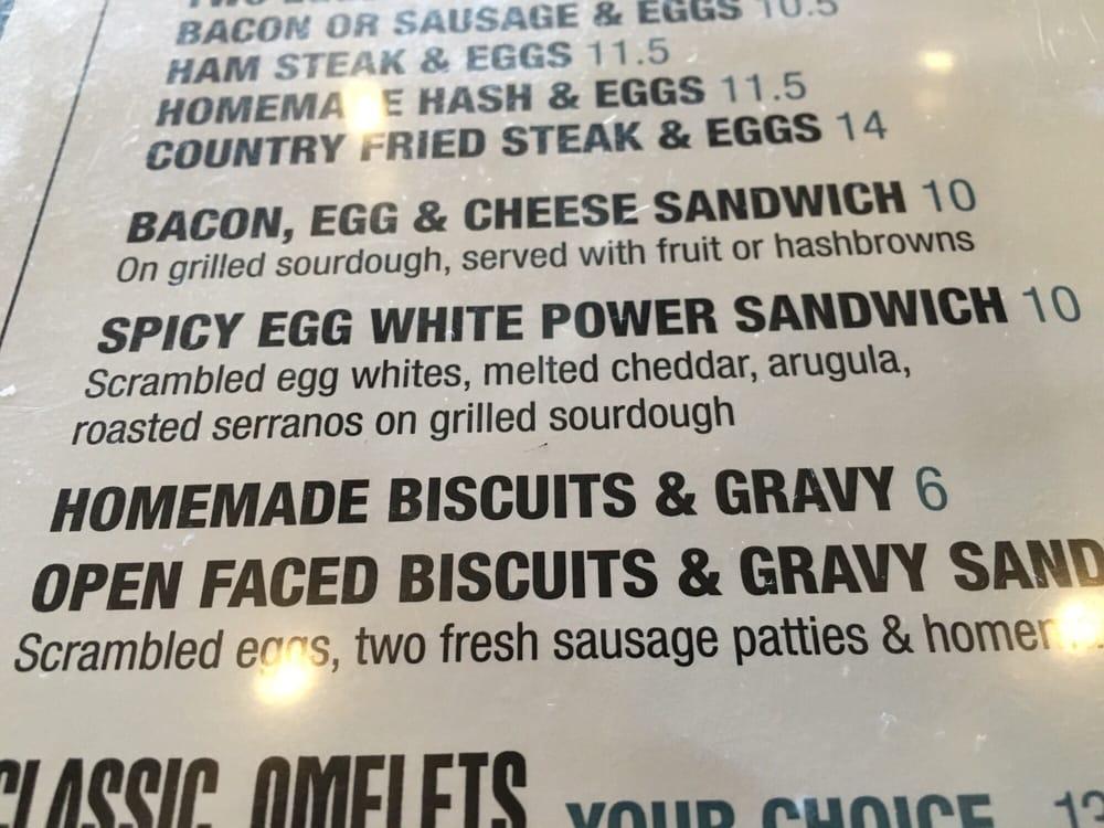 Menu at Waypoint Café Camarillo Airport cafe, Camarillo