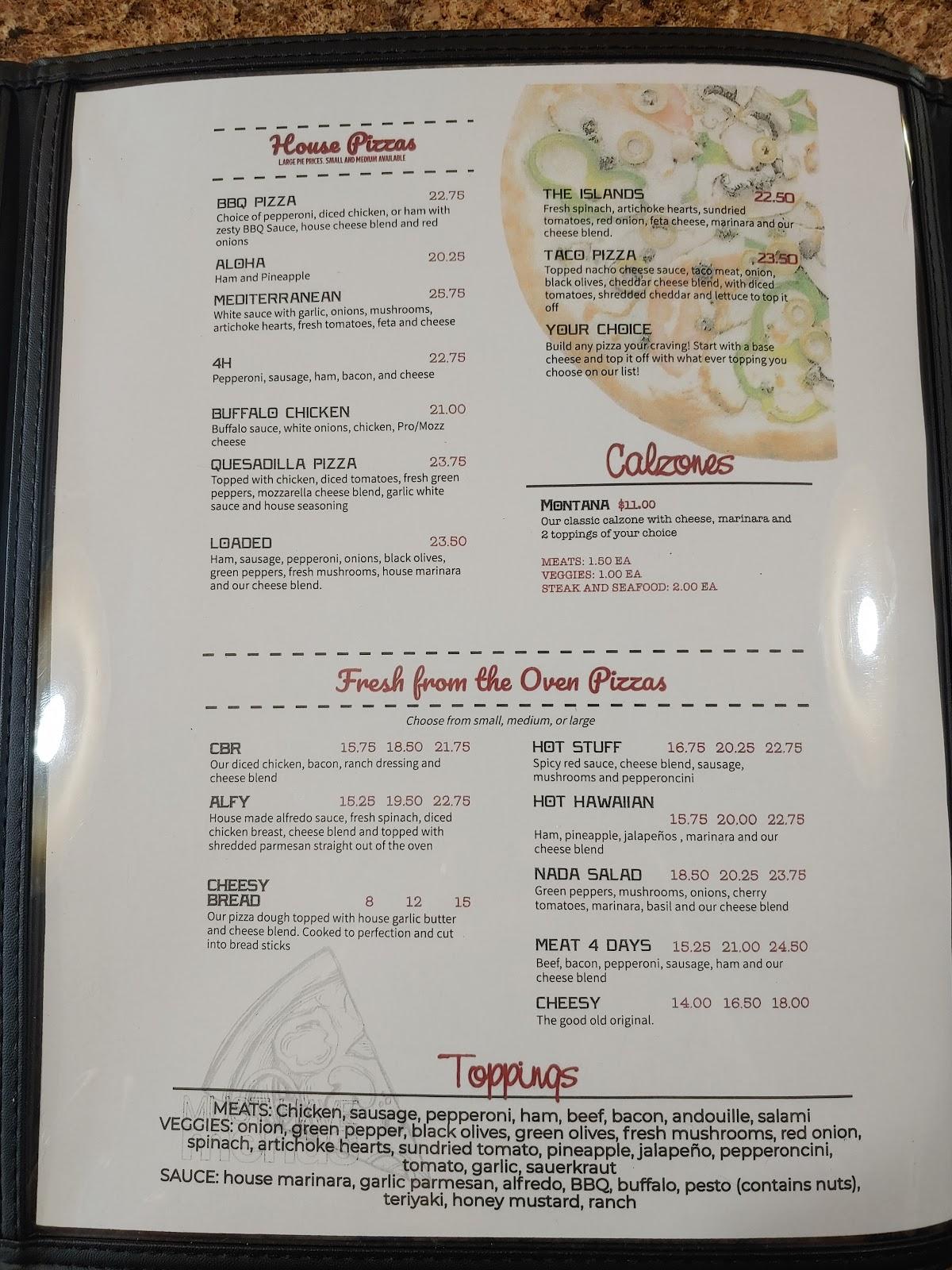Menu at Circle H Cafe+, Townsend