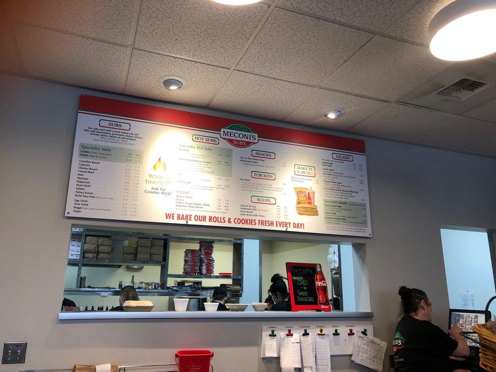 Menu at Meconi's Italian Subs restaurant, Olympia, Capitol Way S #101