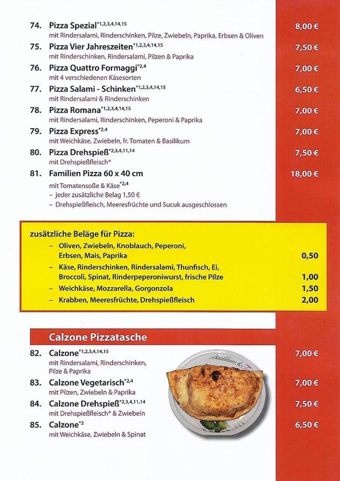 Speisekarte von Sema Pizza Kebab Haus, Weilmünster, Weilstraße 104