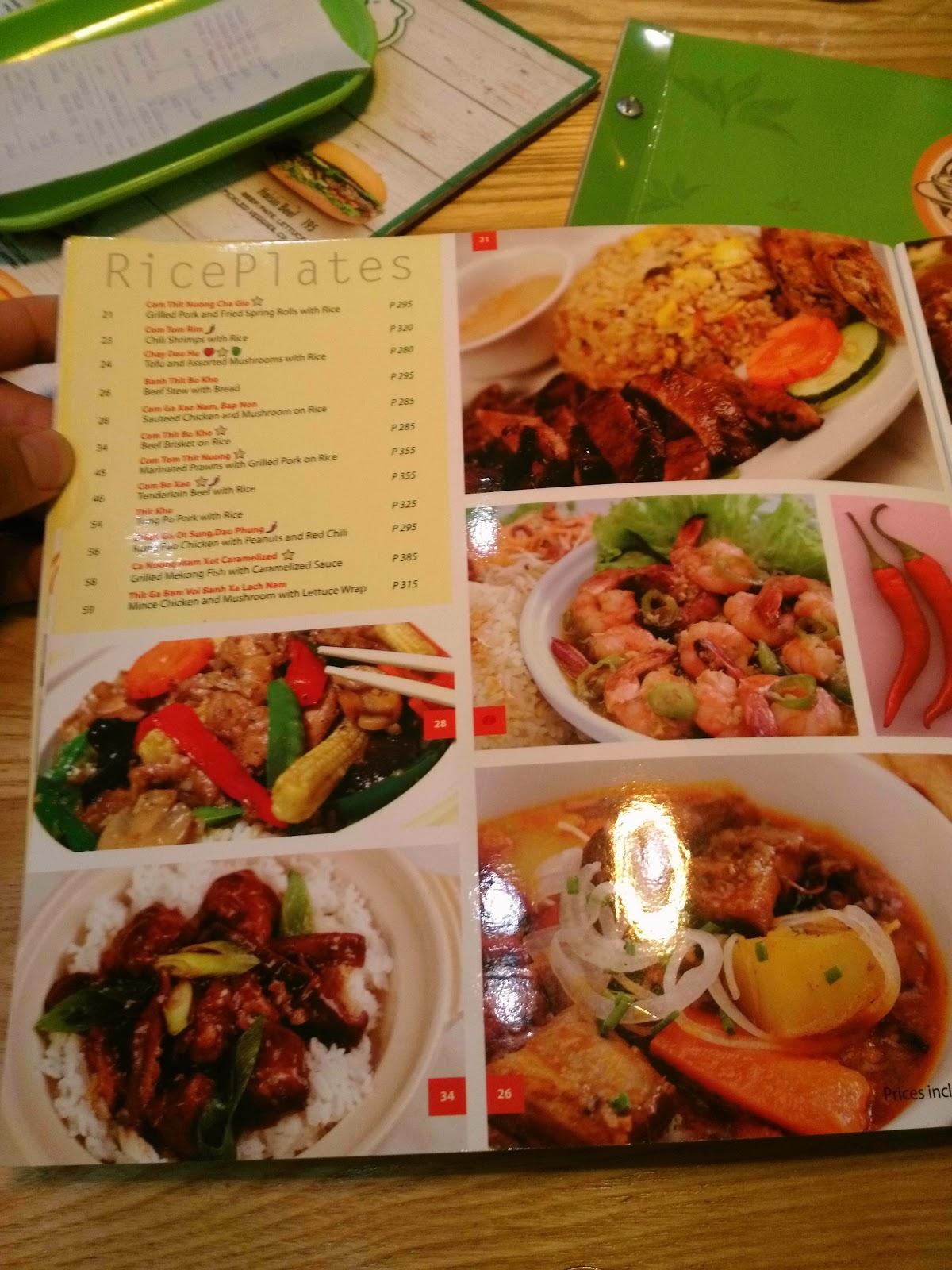 Carta del restaurante Bahn Mi Vietnamese Sandwich, Mandaluyong