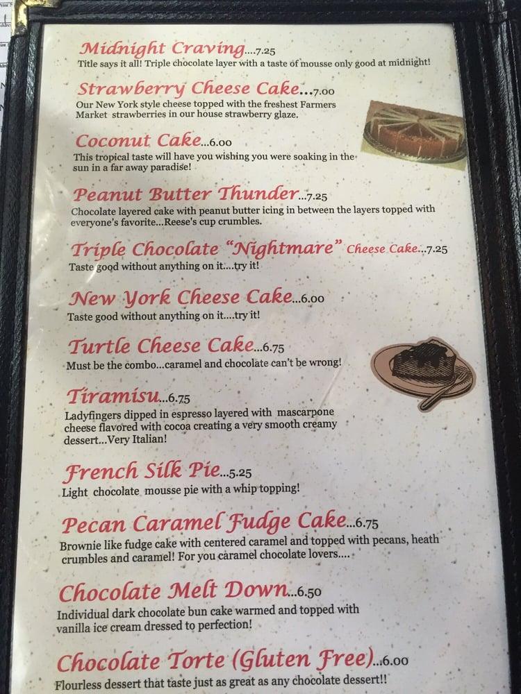 Menu at Frank's Family Restaurant, Palmetto