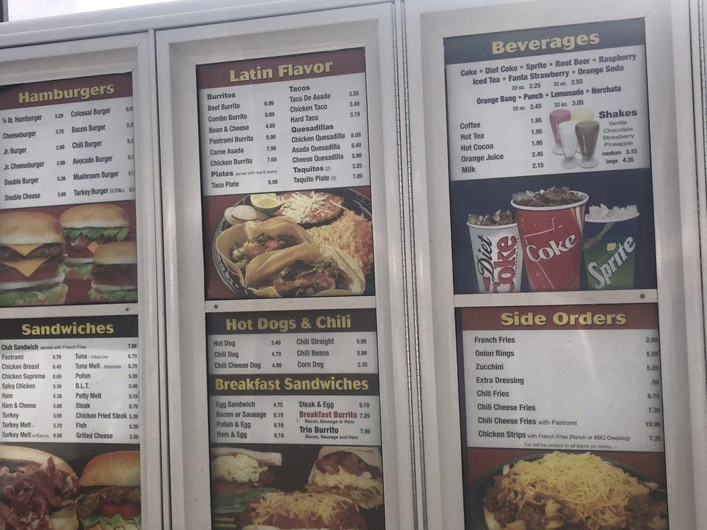 Menu at Louis Burgers II restaurant, Compton, Rosecrans Ave