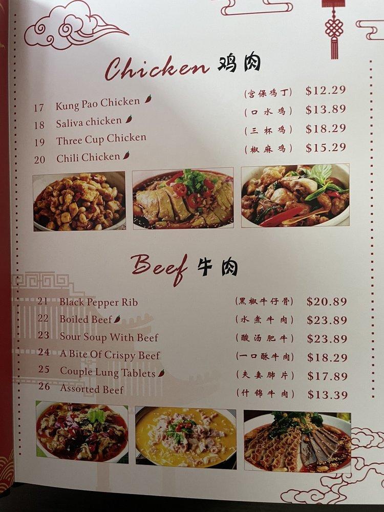 Menu at Old Li‘s Restaurant, Charleston