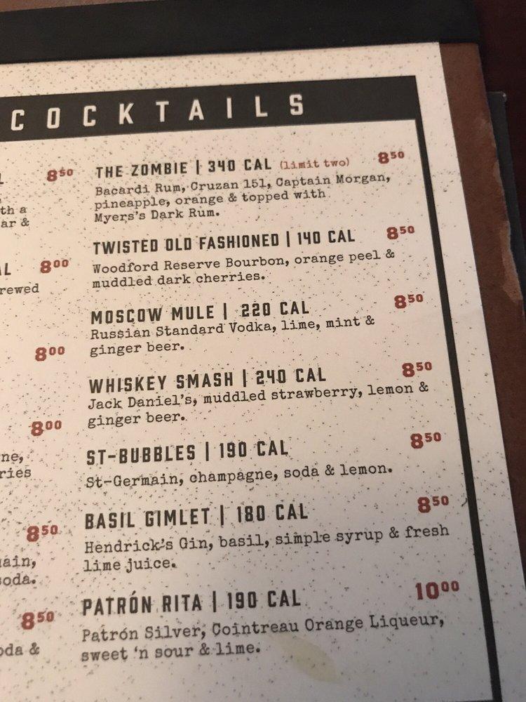 Menu at Brick House Tavern + Tap pub & bar, Louisville
