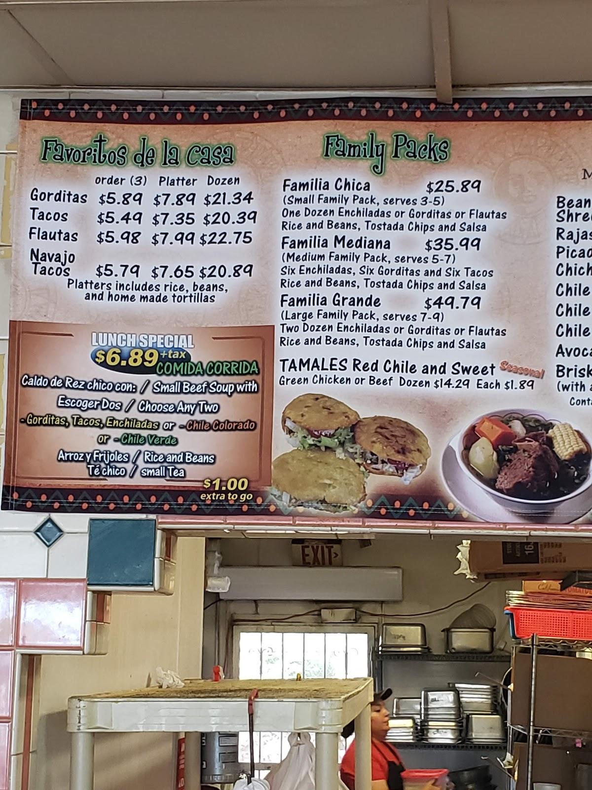Menu at Delicious Mexican Eatery restaurant, El Paso, Montwood Dr