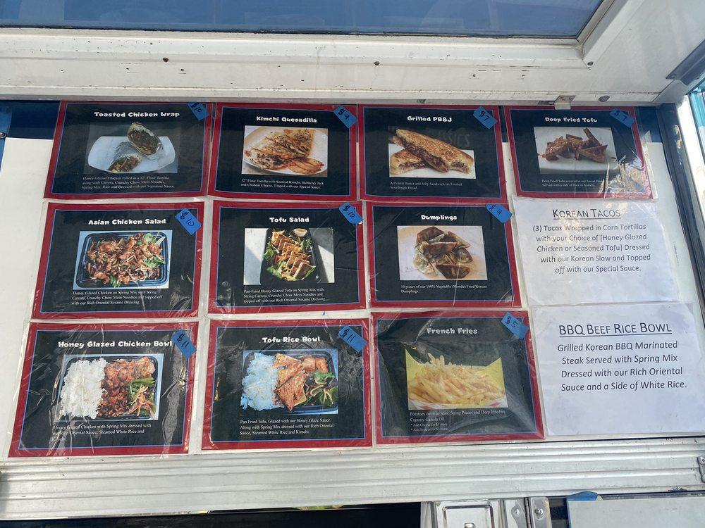 Menu at Chomp Chomp Food Truck, Los Angeles, Victory Blvd
