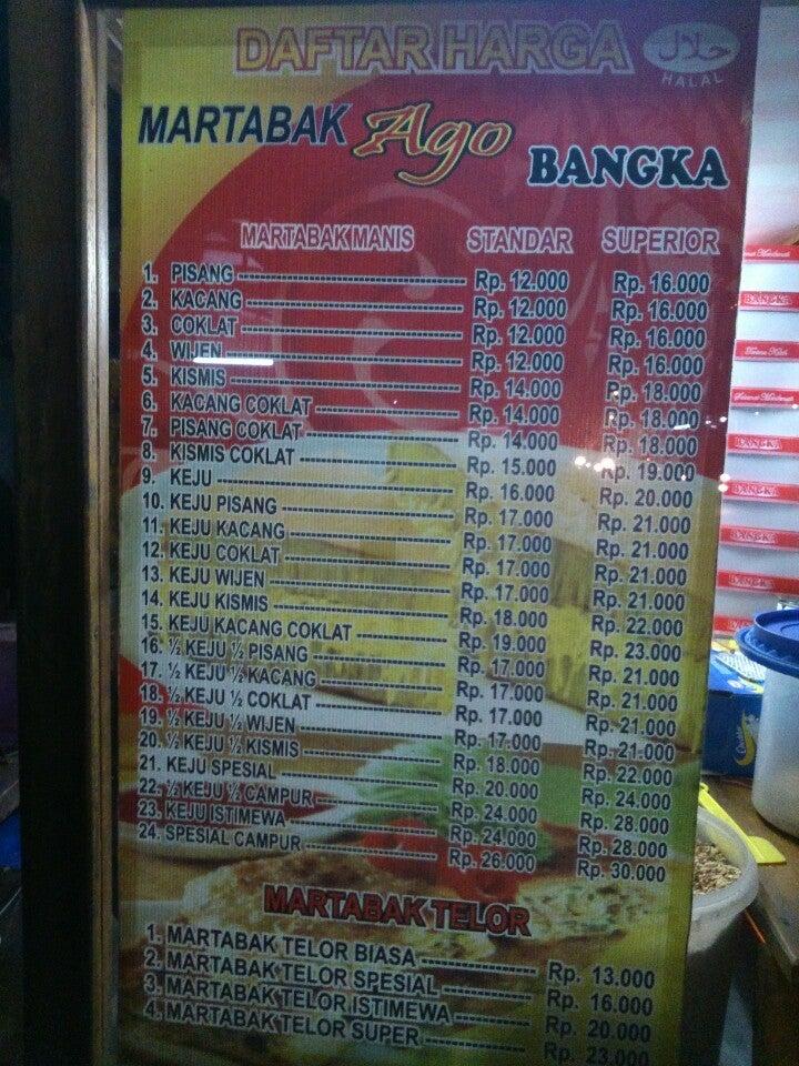 Menu at Martabak Pecenongan 43 desserts, Jakarta, Jl. Pecenongan Raya No.57