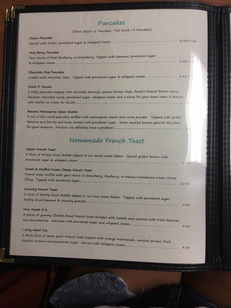 Menu at Comfi of Belmar restaurant, Belmar