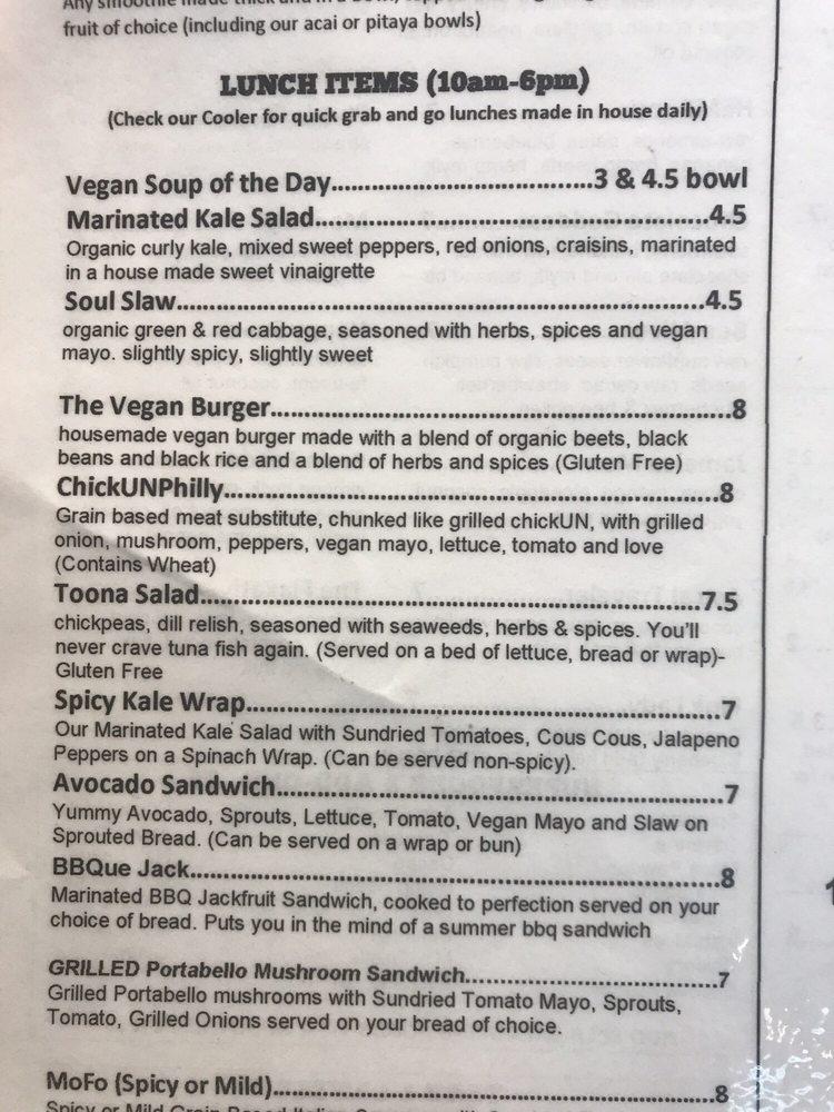 Menu at Humanitree House pub & bar, Augusta, 305 8th St
