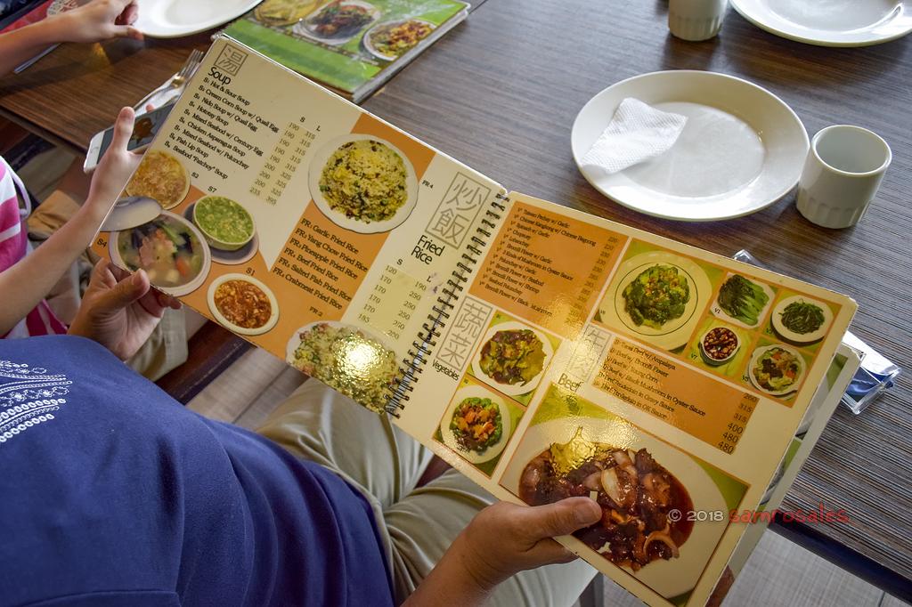Menu at Han Pao Tea House restaurant, Mandaluyong, Mandala Park