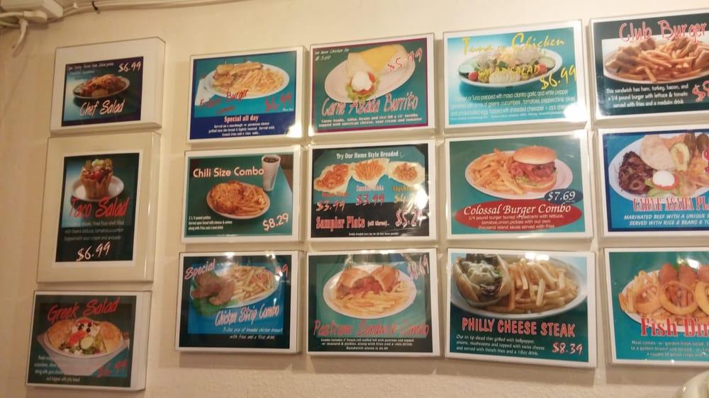 Menu at Primo Burgers restaurant, Tehachapi