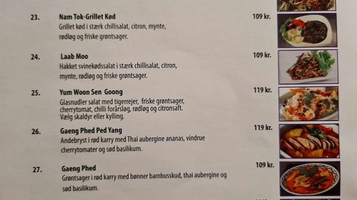 Menu at Mor Fyn Thaifood Assens restaurant, Assens, Mor Fyn Thaifood