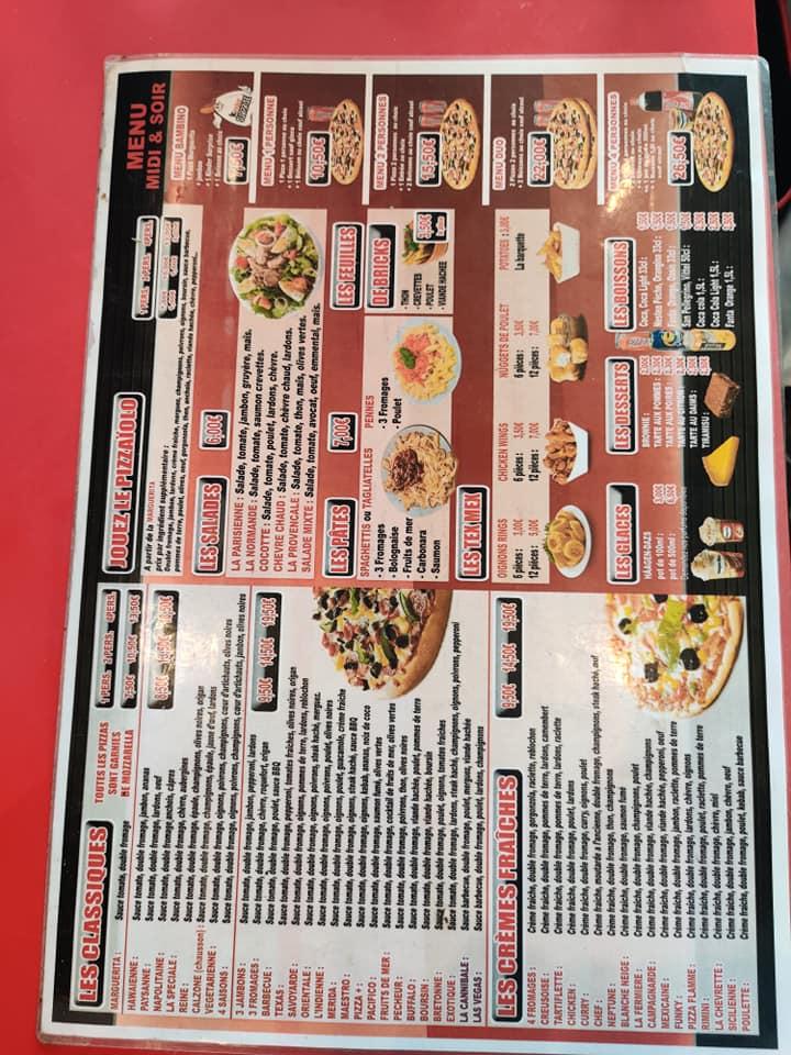 Menu at Funky Pizza pizzeria, Villepreux