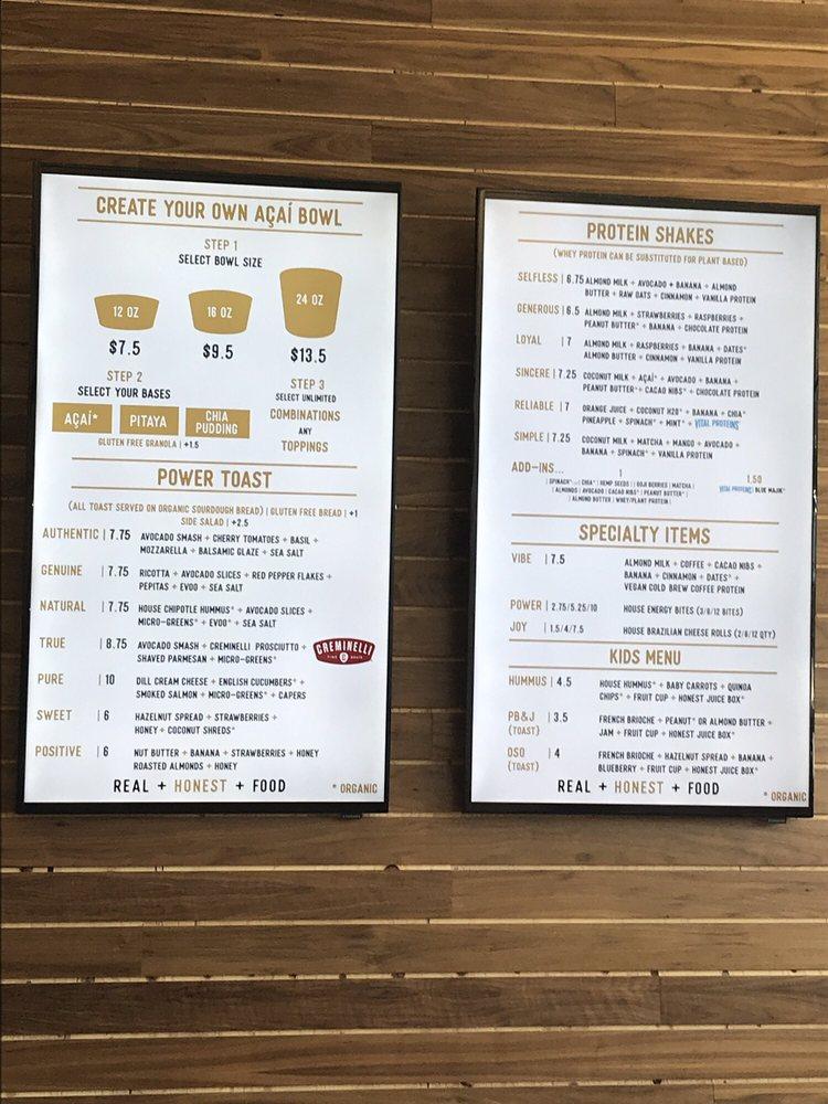 Menu at Honest Eatery Foothill pub & bar, Salt Lake City, Foothill Dr ...