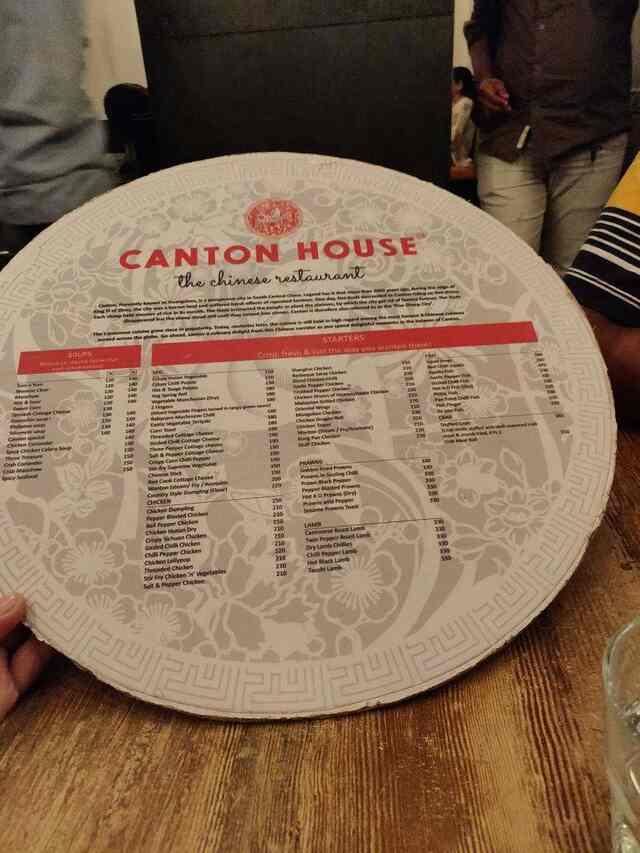Menu at Canton House, Thane, Shop Number 8