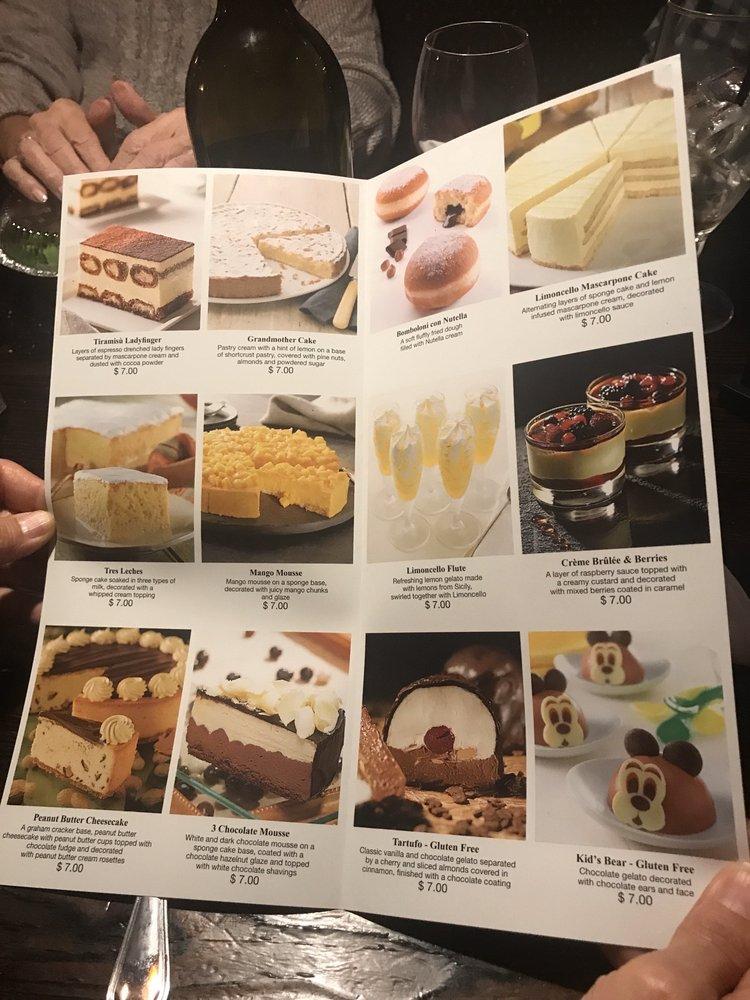 Menu at Antonio's Trattoria Cucina Italiana restaurant, Manasquan