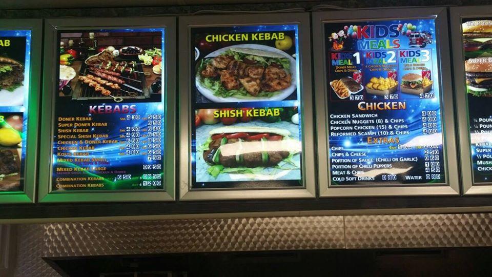 Menu at The Kebab & Pizza House fast food, Devizes