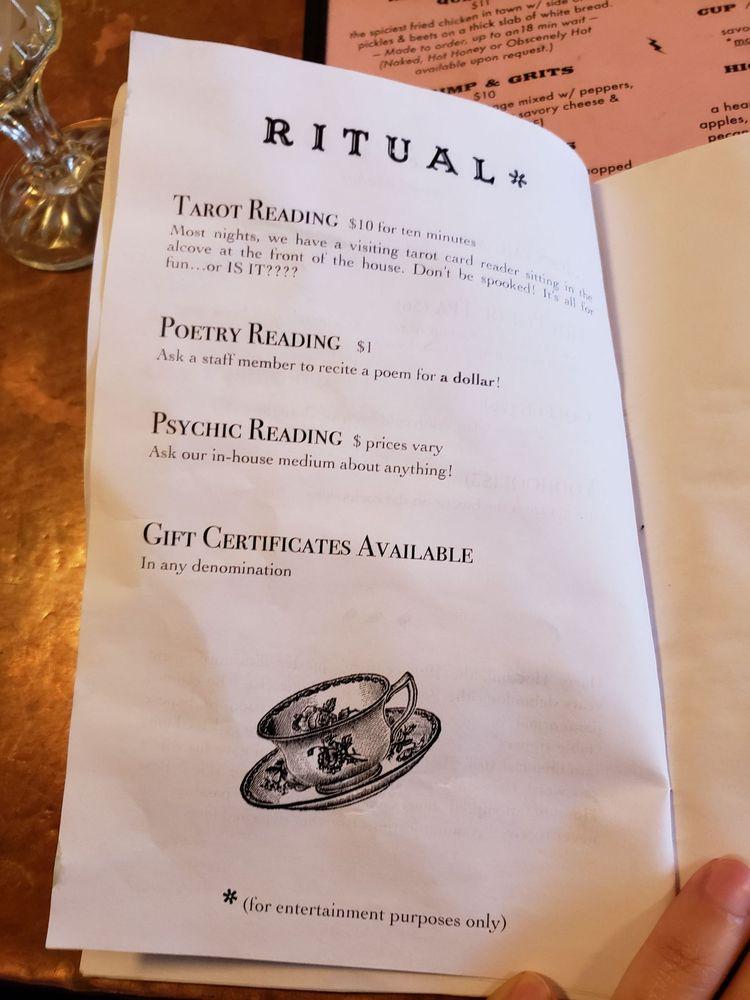 Menu at The Spirit Room pub & bar, Rochester