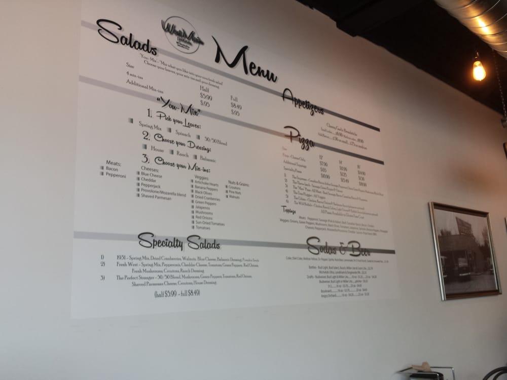Menu at West Main Pizza pizzeria, Jefferson City