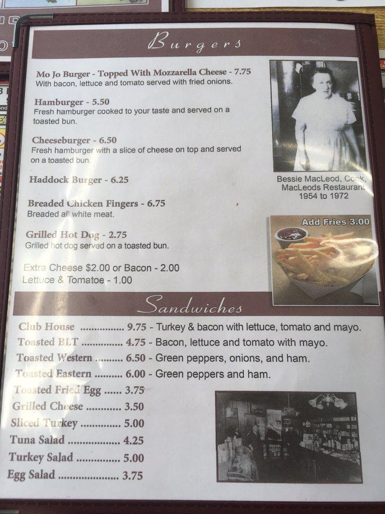 Menu at Barb's Family Diner, Westville, N Main St