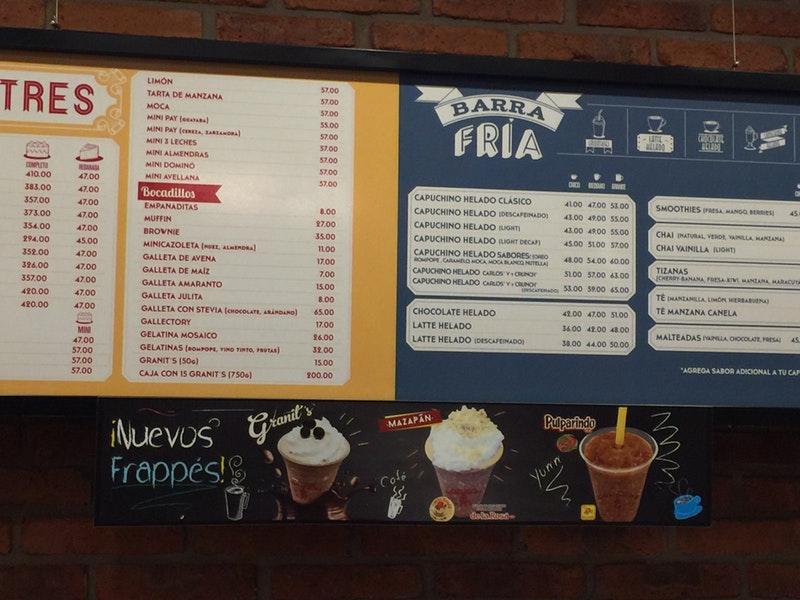 Carta de Café La Flor De Córdoba, San Pedro Tlaquepaque, Calle ...