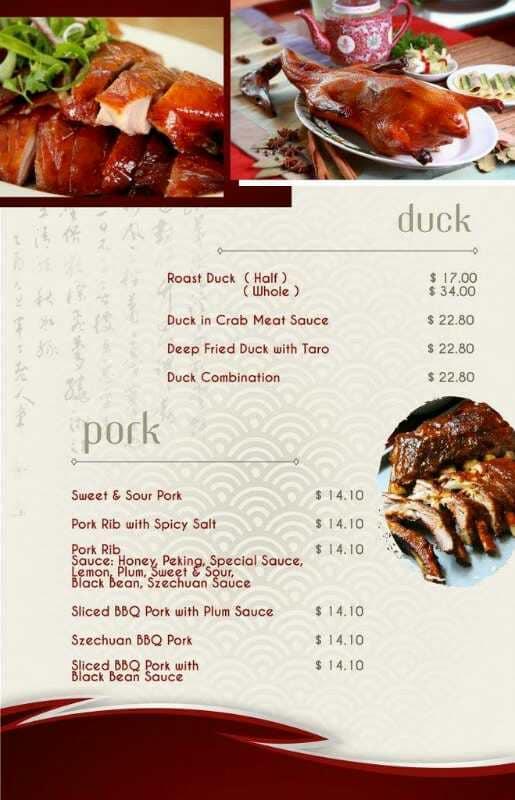 Menu at Golden King 2000 Chinese Restaurant, Green Valley