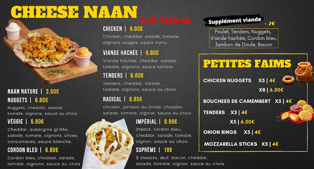 Menu au Sam Food restaurant, Nancy